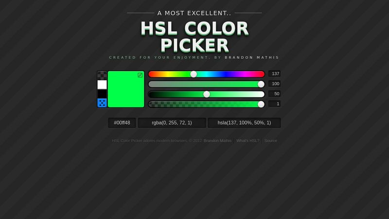 HSL COLOR PICKER