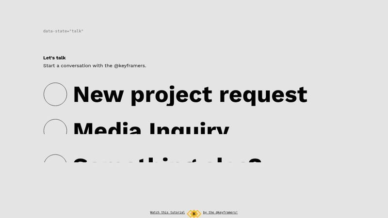 Codepen Contact Information