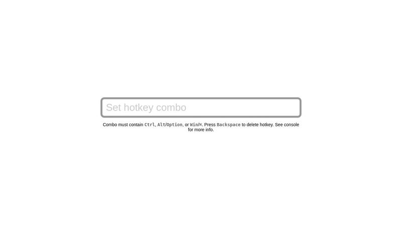 Set Hotkey Demo set-hotkey-demo