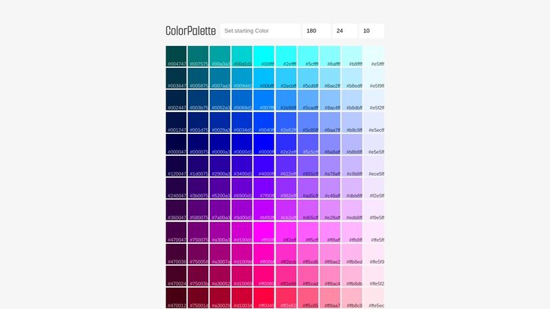 CodePen Color Palette Generator CodePen Color Palette Generator