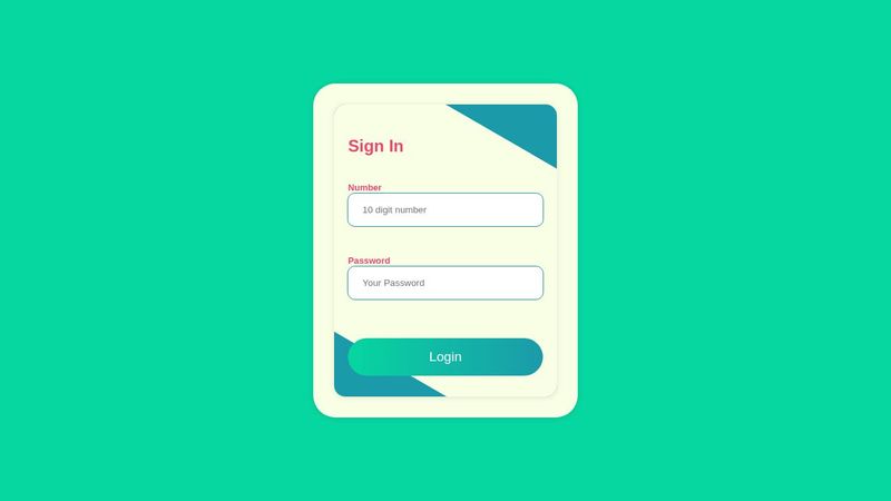 Login Form #2