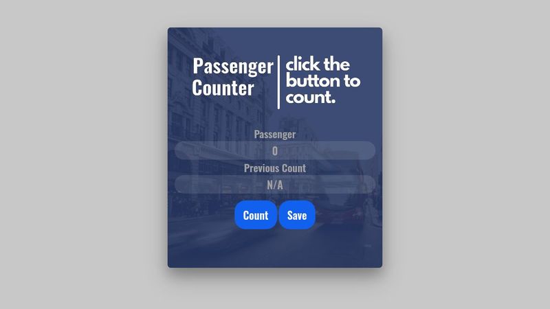 Passenger Counter App