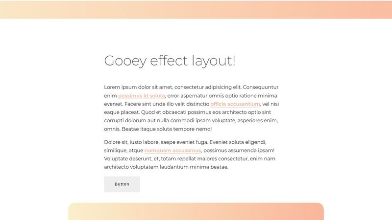 CSS | Gooey Interactive Layout