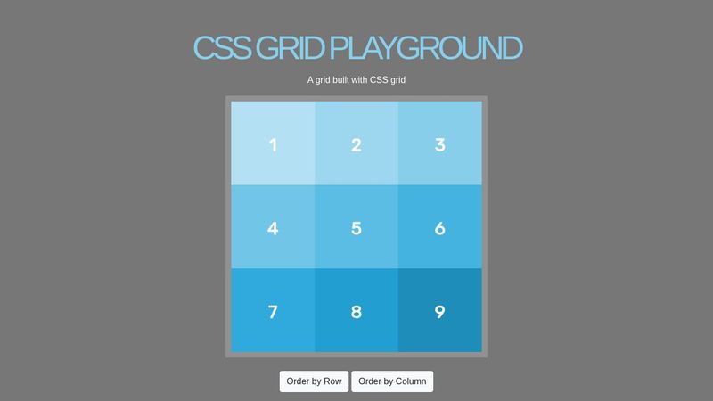 CSS Grid Playground