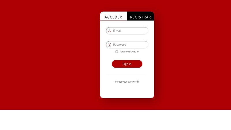 sign in / sign up form