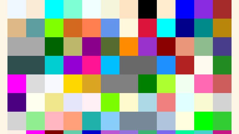 CSS Named Colors - Alphabetically