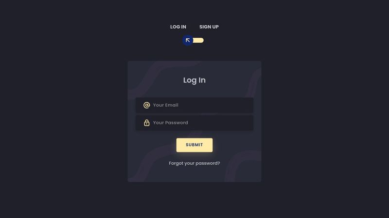 3D - Login Page
