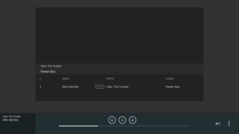 Simple Audio Player Design