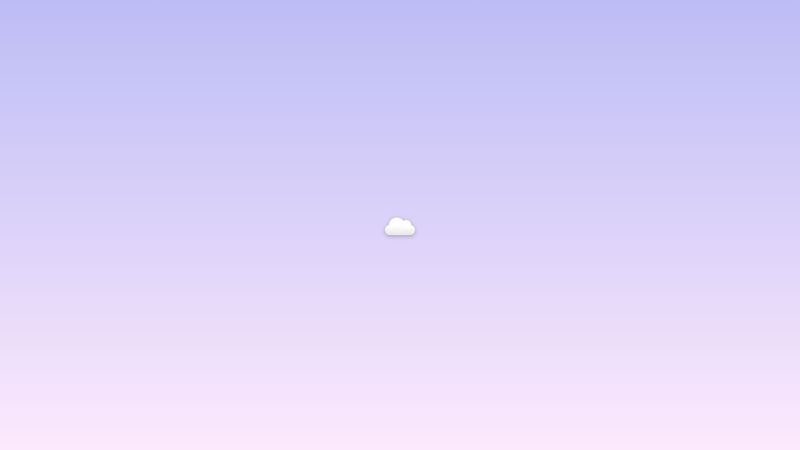 Pure CSS Cloud Icon