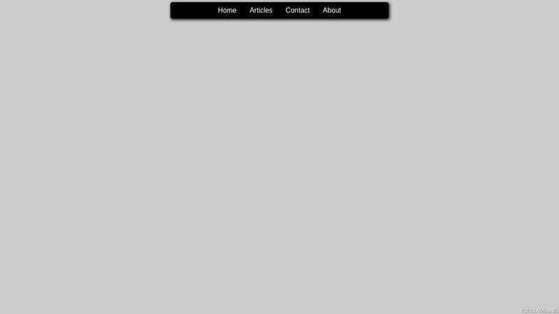 Simple CSS3 Horizontal Menu