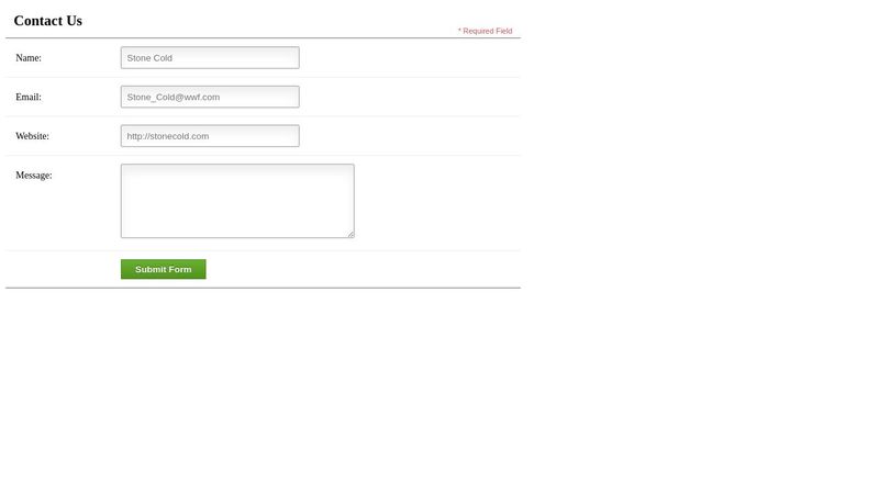 HTML5 Form