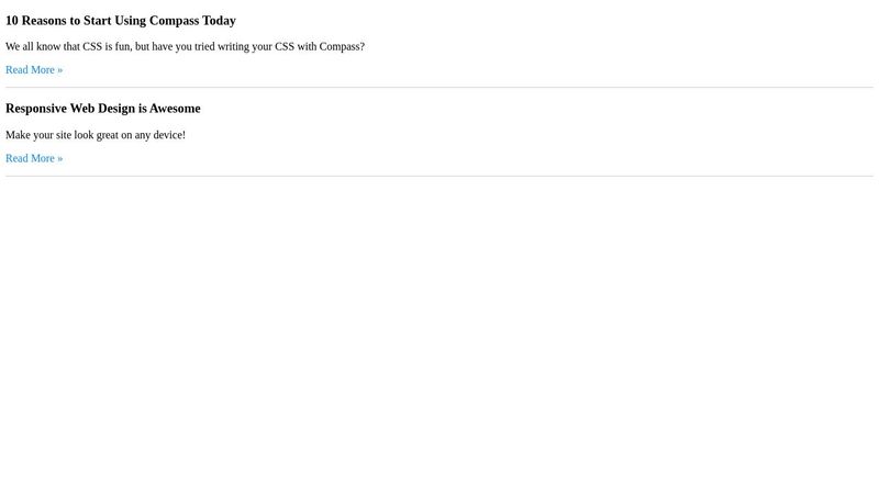 Variables in Compass