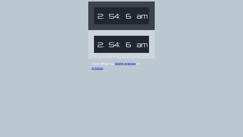 digital clock