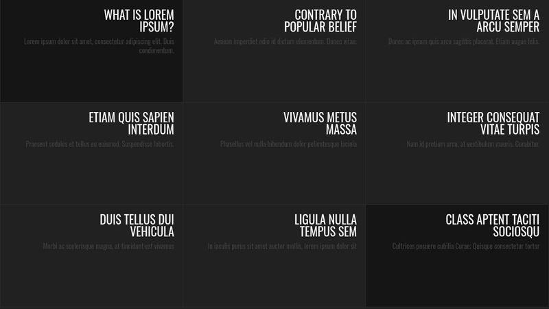 Responsive List + Flip effect