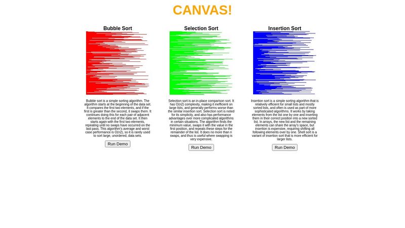 Sorting Algorithm Animations