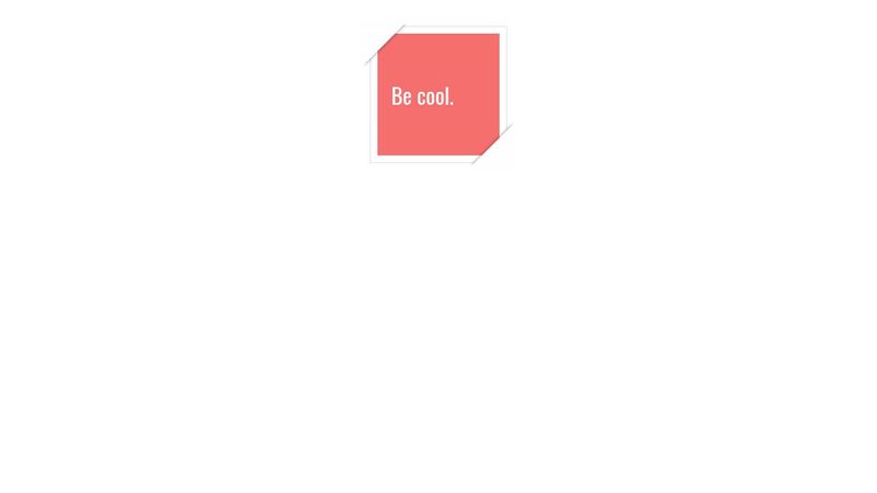 CSS3 Paper-edge effect