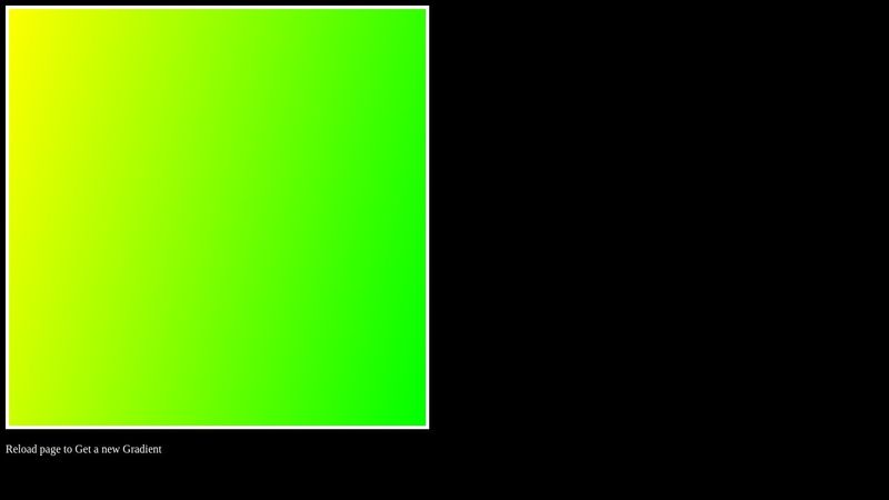 Generate Random Gradient Colors