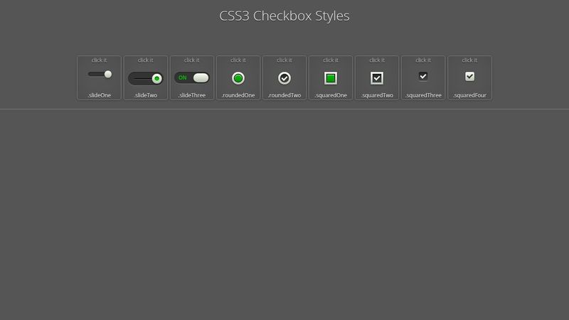 CSS3 Checkbox Styles