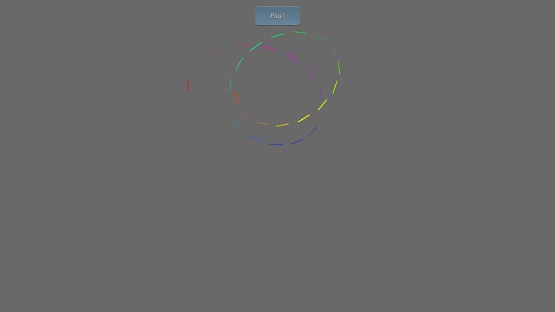 Pure CSS Animated Rainbow Spring