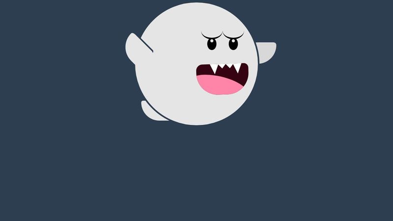 Floating CSS Boo Ghost