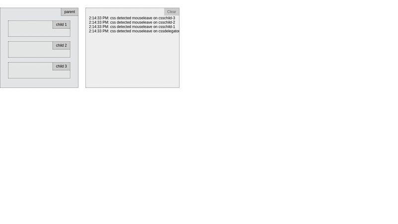 Detecting mouseenter and mouseleave with JS and CSS animation