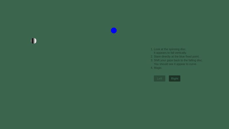 CSS Curveball Optical Illusion