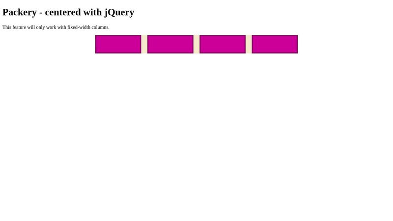 Packery - fitWidth with jQuery