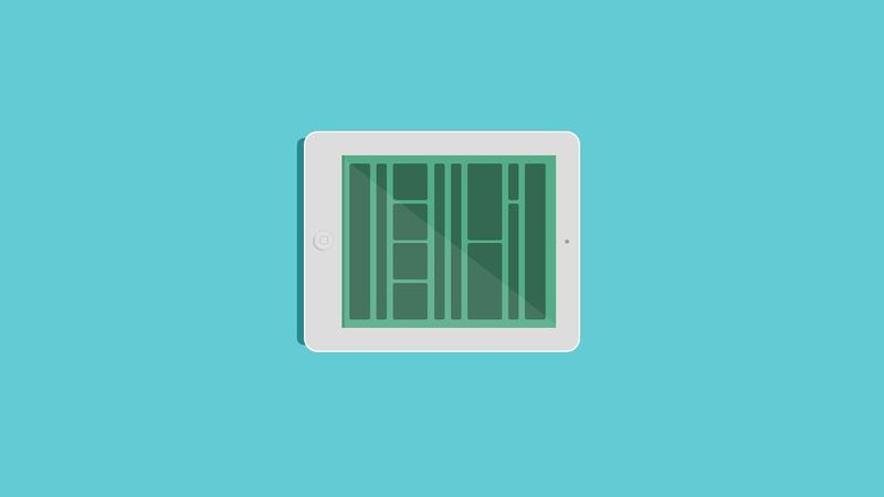 CSS ONLY TABLET WITH RESPONSIVE GRID Animaton