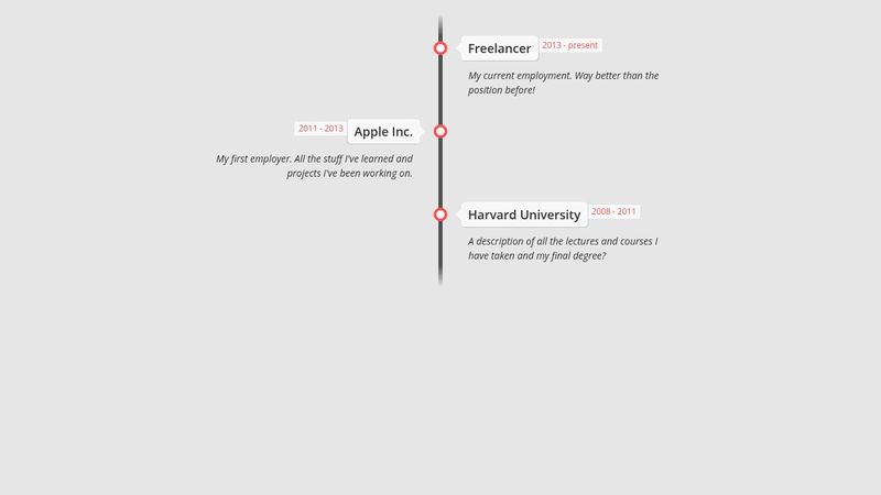 Css Timeline 