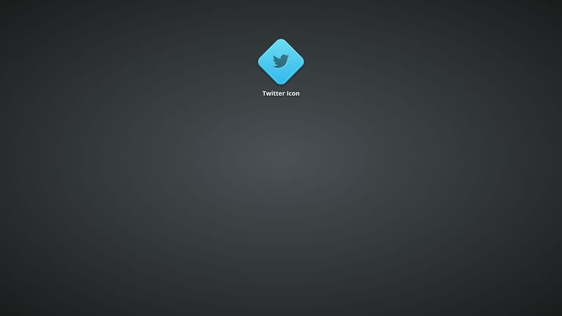 Single CSS Element Twitter Icon