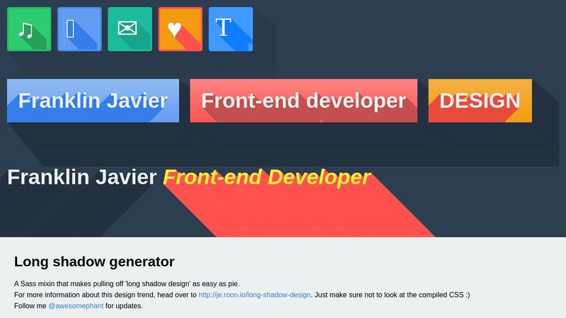 Long shadow generator