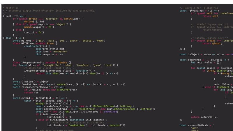 js syntax highlighting