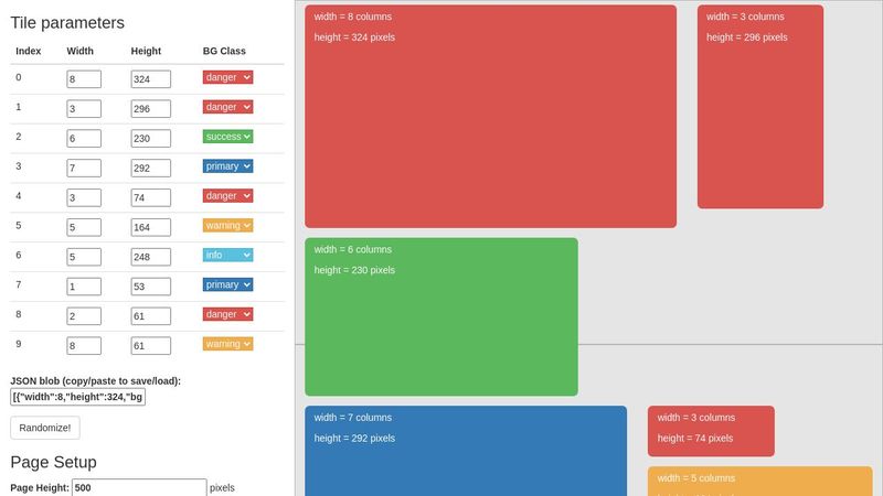 Page Break Inserter (Bootstrap rows)