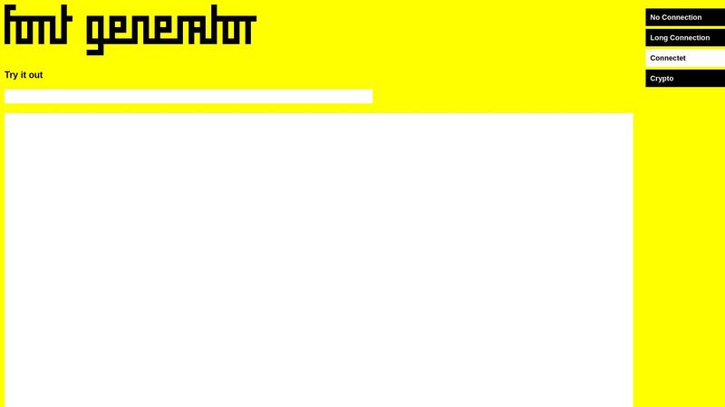 CSS Font Generator | Input