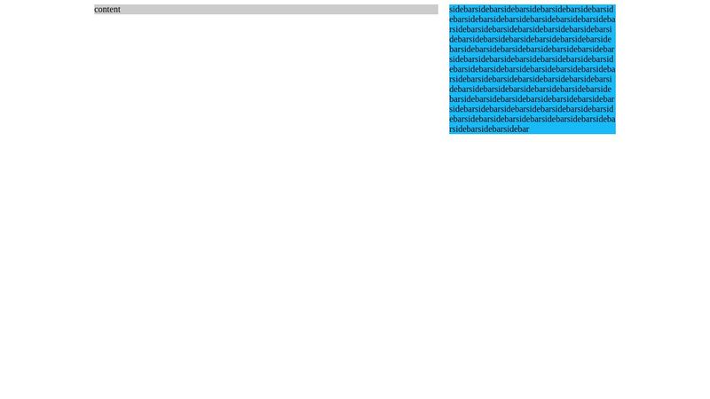 Jquery auto-height sidebar.