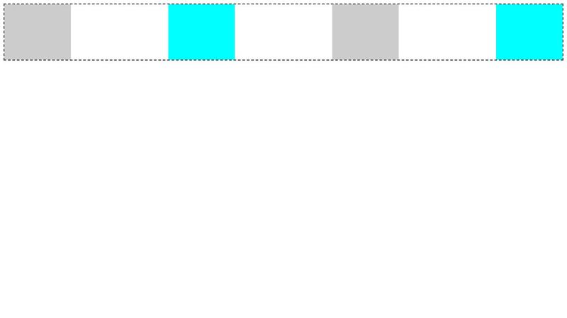 Fluid width with equally spaced DIVs