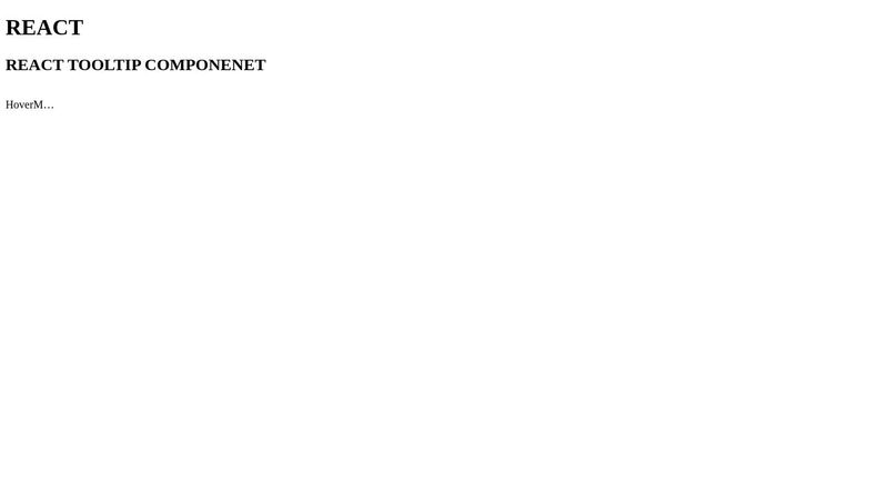 React Truncate Tooltip Example