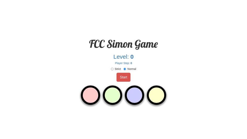 FCC - Simon Game