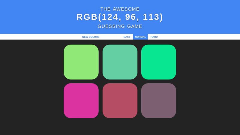 Color Guessing Game