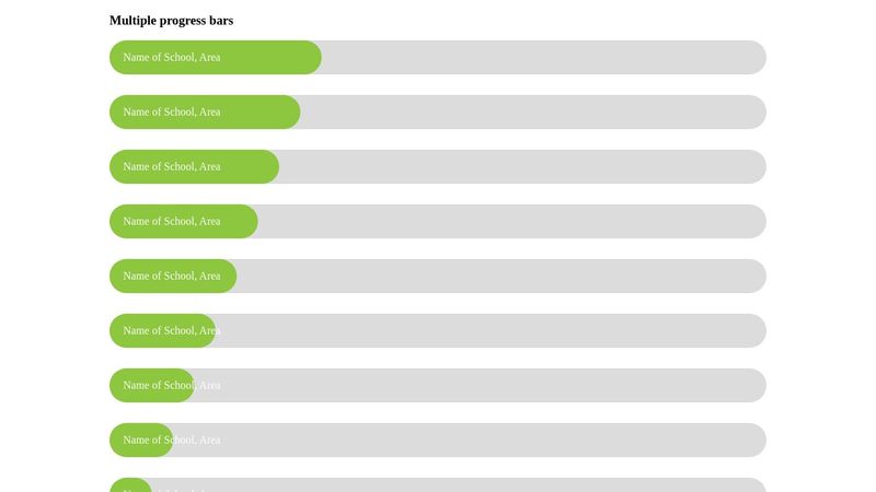 Multiple progress bars