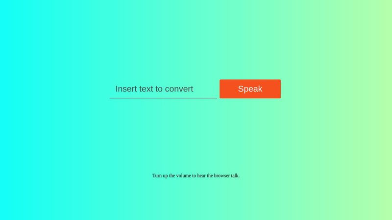 JavaScript Text 2 Speech