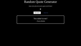 Quote Generator