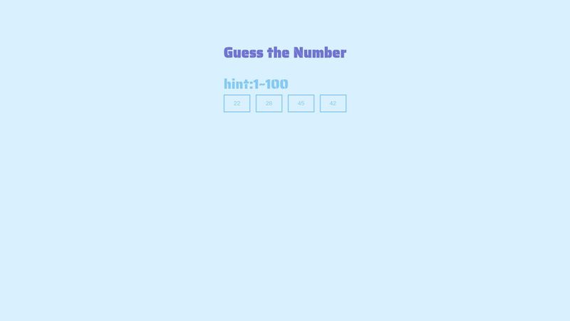 Guess Number Game