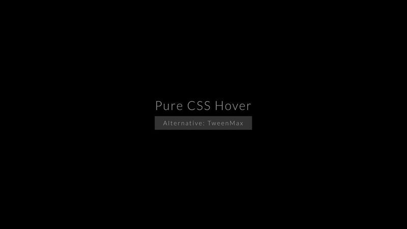 Pure CSS Hover