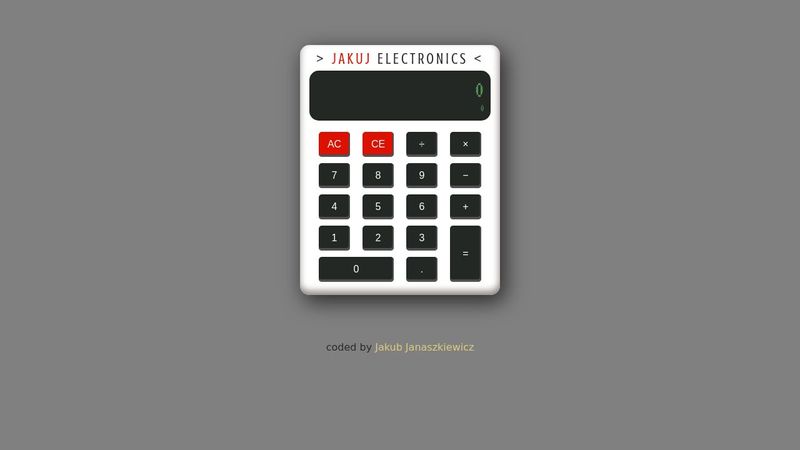 Freecodecamp Javascript Calculator 