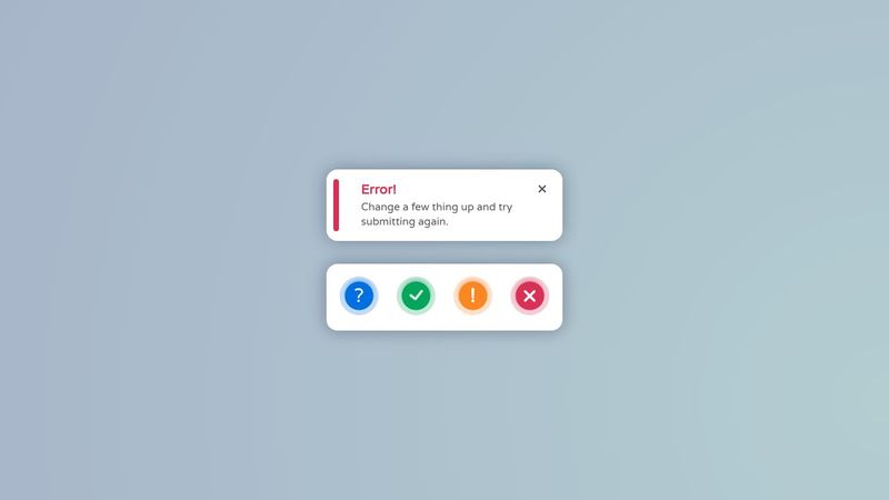 Clean Toast Notifications - CSS