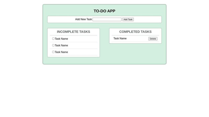 Simple Todo App with JavaScript Only