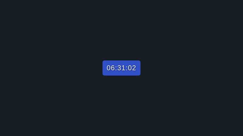 Realtime Digital Clock