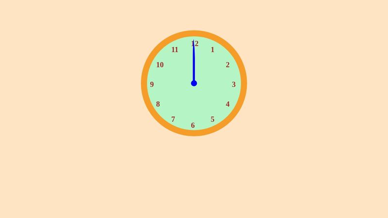 CSS Clock, #Animation clock #amitkhowse