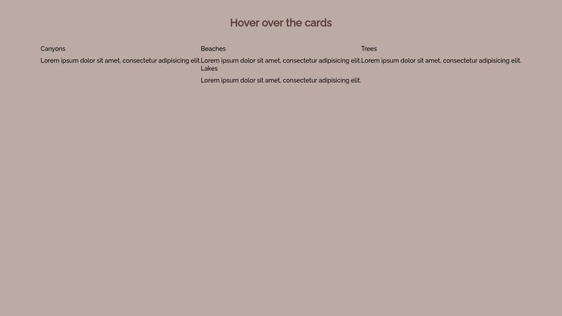 Parallax Depth Cards